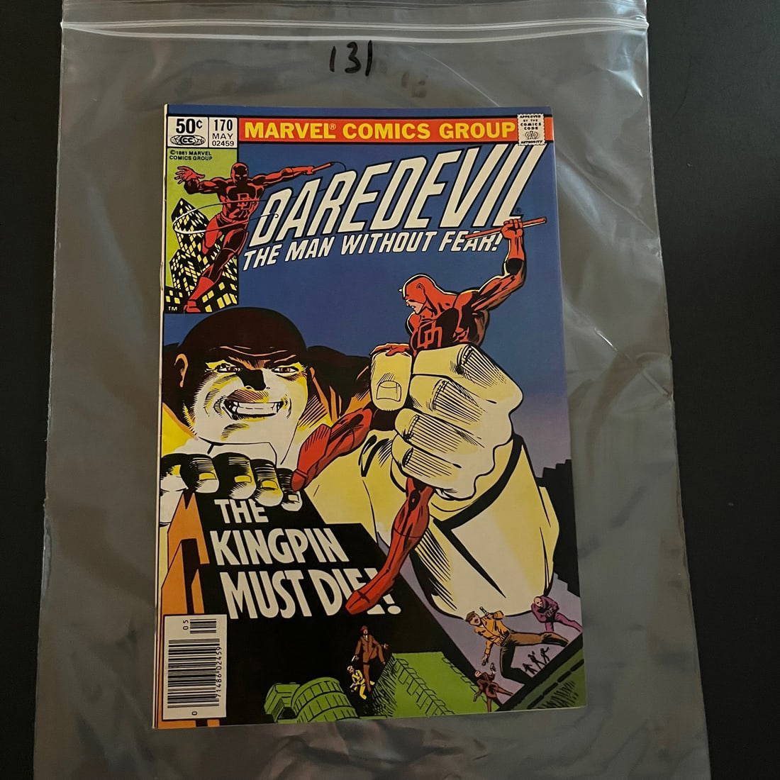 Daredevil 170 Vs. Kingpin Story Frank Miller Art Auction