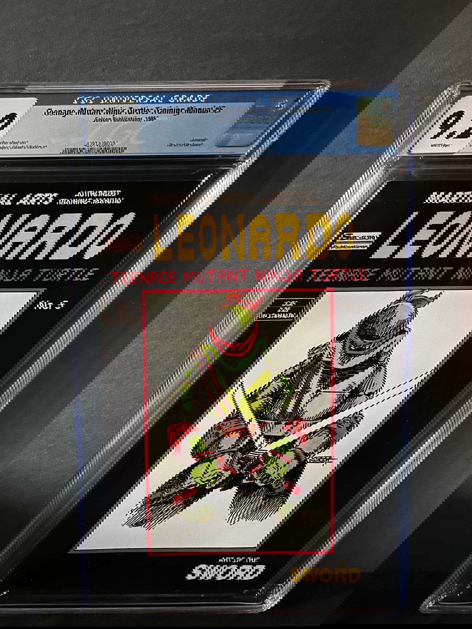 Teenage Mutant Ninja Turtles Tm 5 Cgc 9.2 Auction