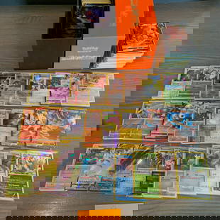 Etb Filled With Hundreds Of Pokemon Cards. Includes Vs, Vmax, Holos ...