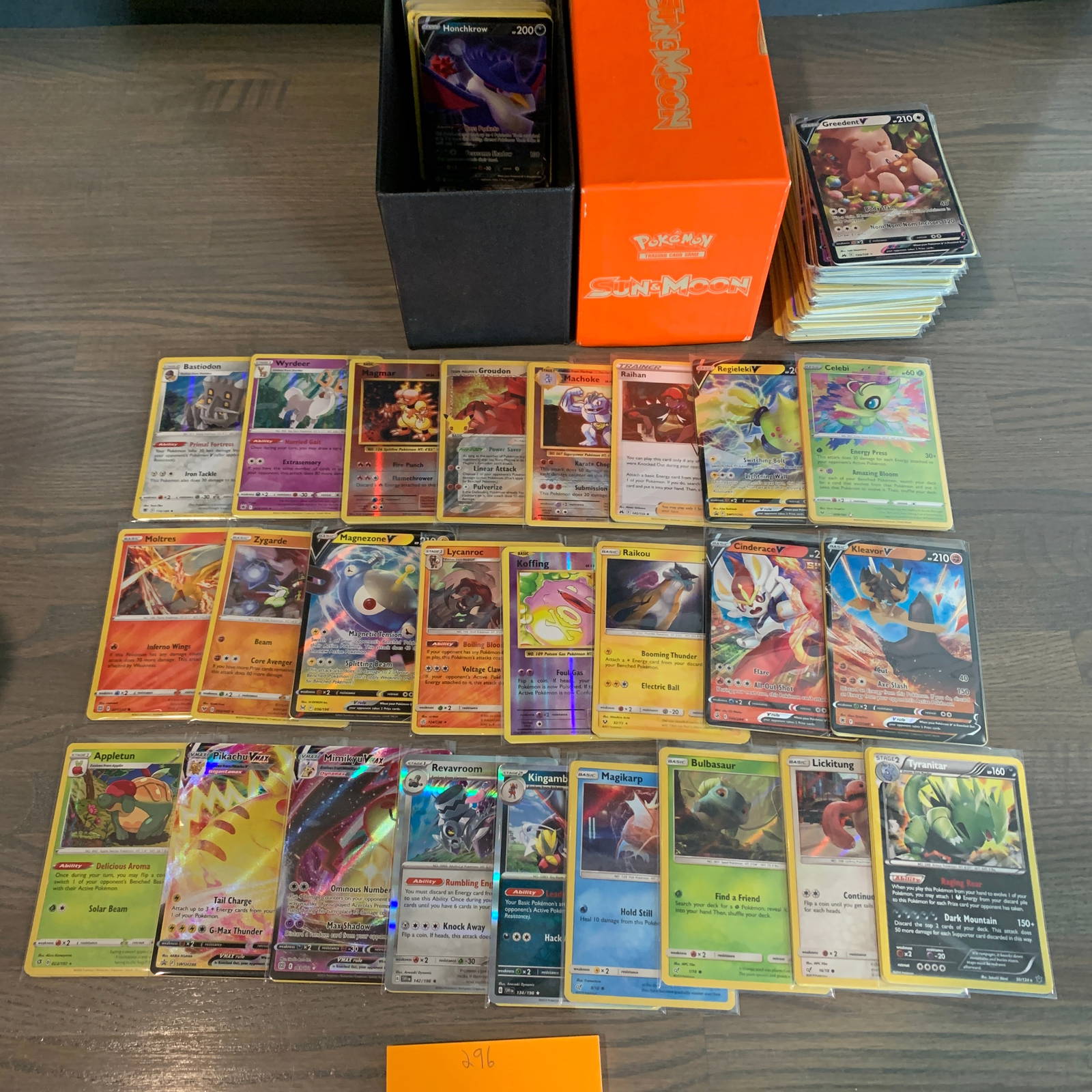Etb Filled With Hundreds Of Modern Pokemon Cards. . Auction