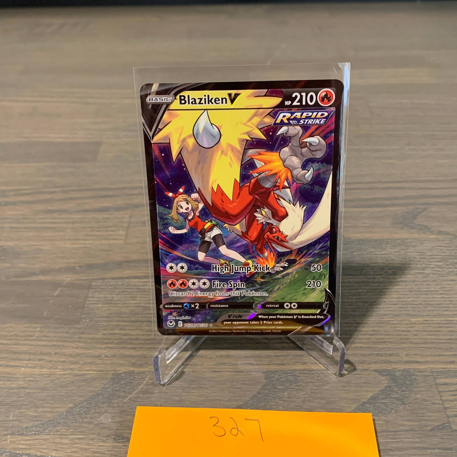 Rare Blaziken V #tg14 Pokemon Card. Auction