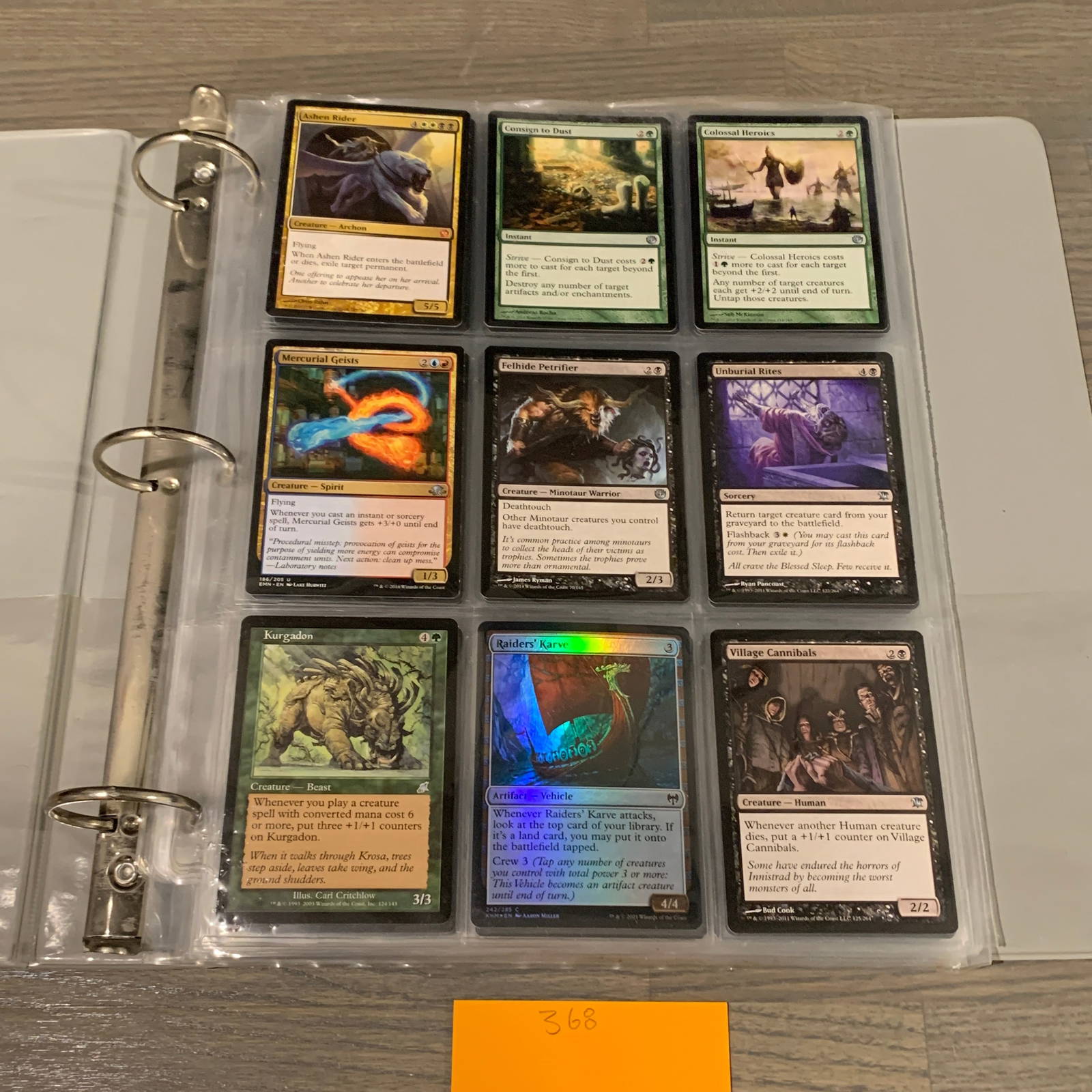 Nice Magic The Gathering Card Binder Auction