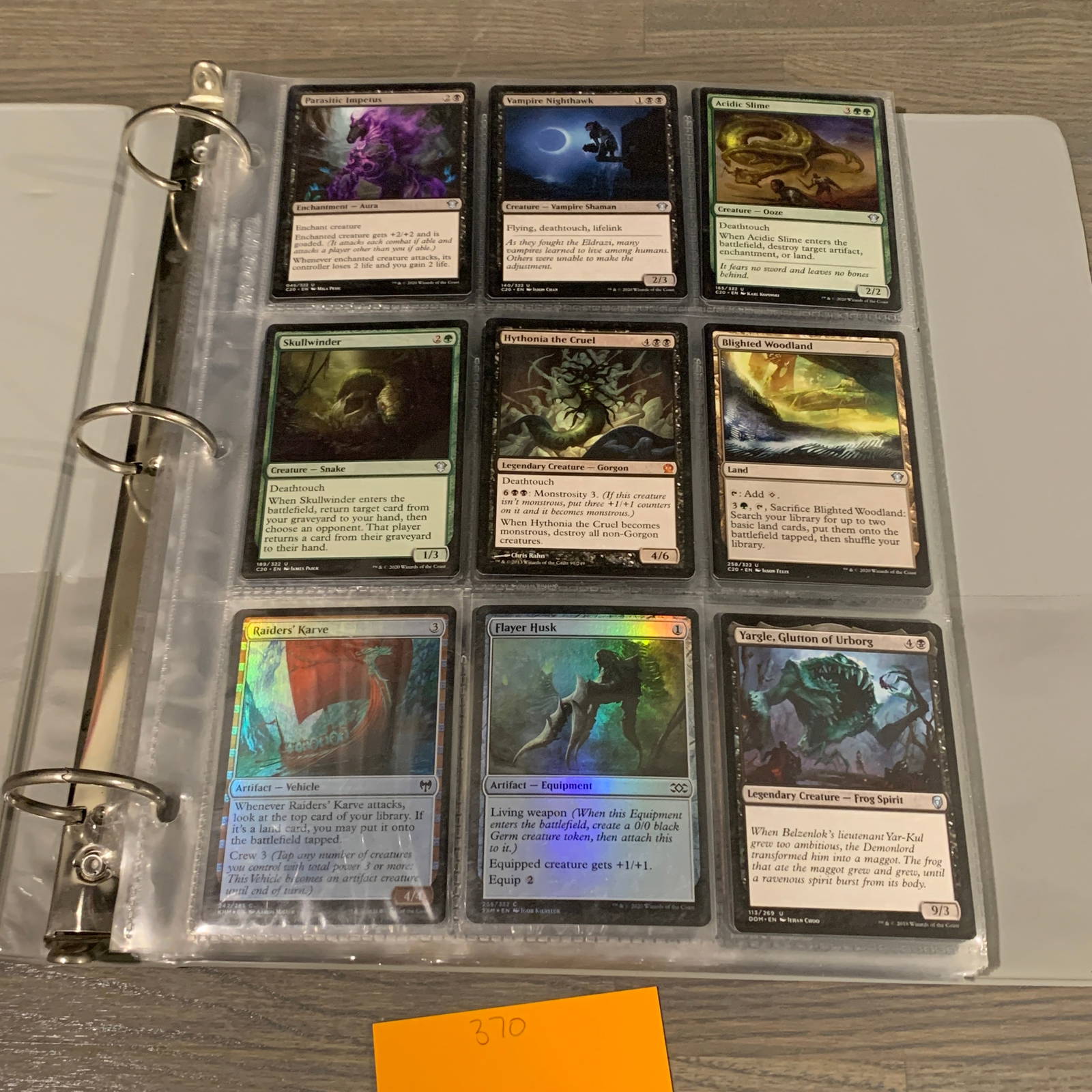 Binder Filled With Mixed Sets Of Magic The Gathering Cards Auction