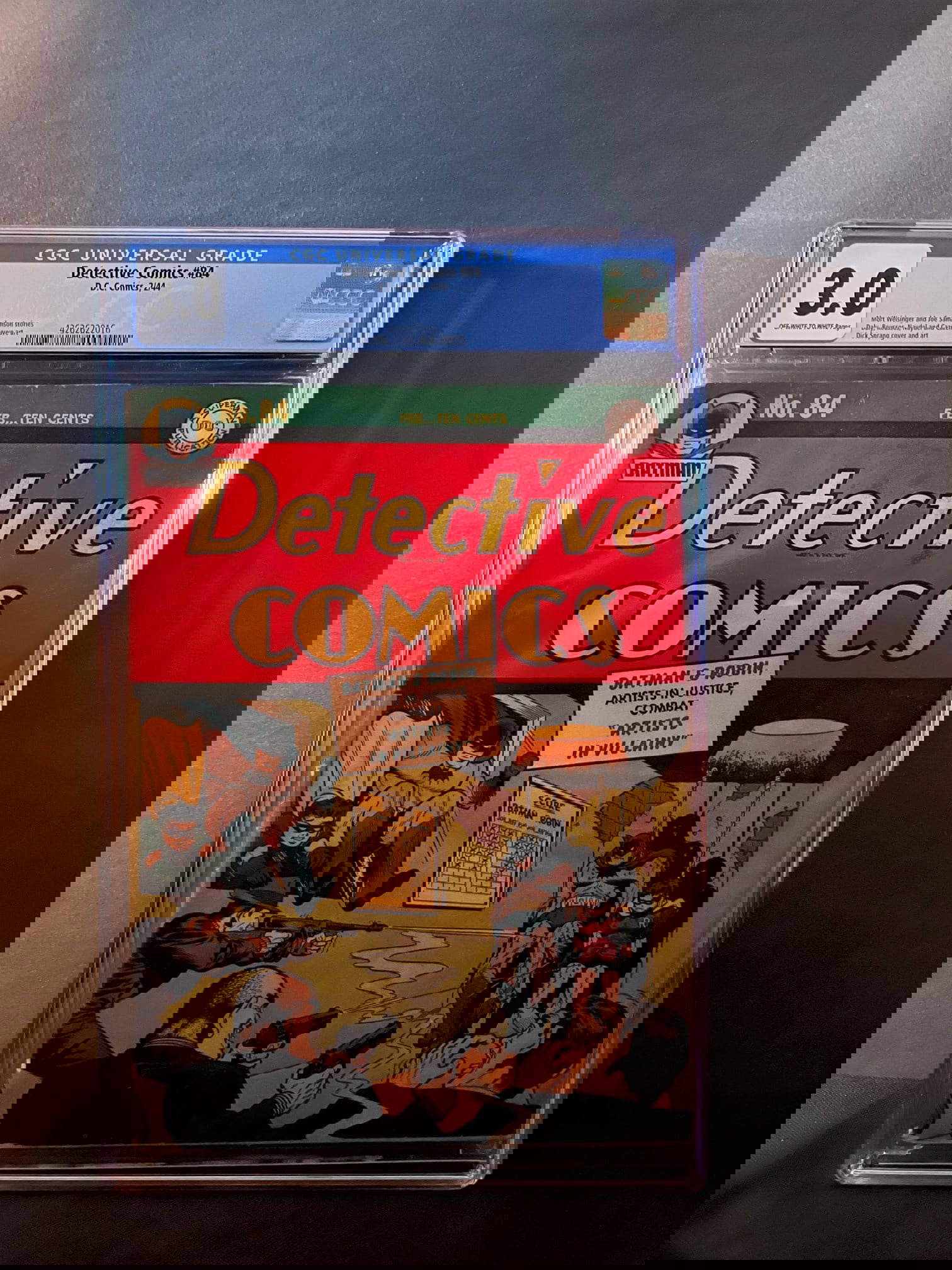 Detective Comics 84 Cgc 3.0 Early Batman! Auction