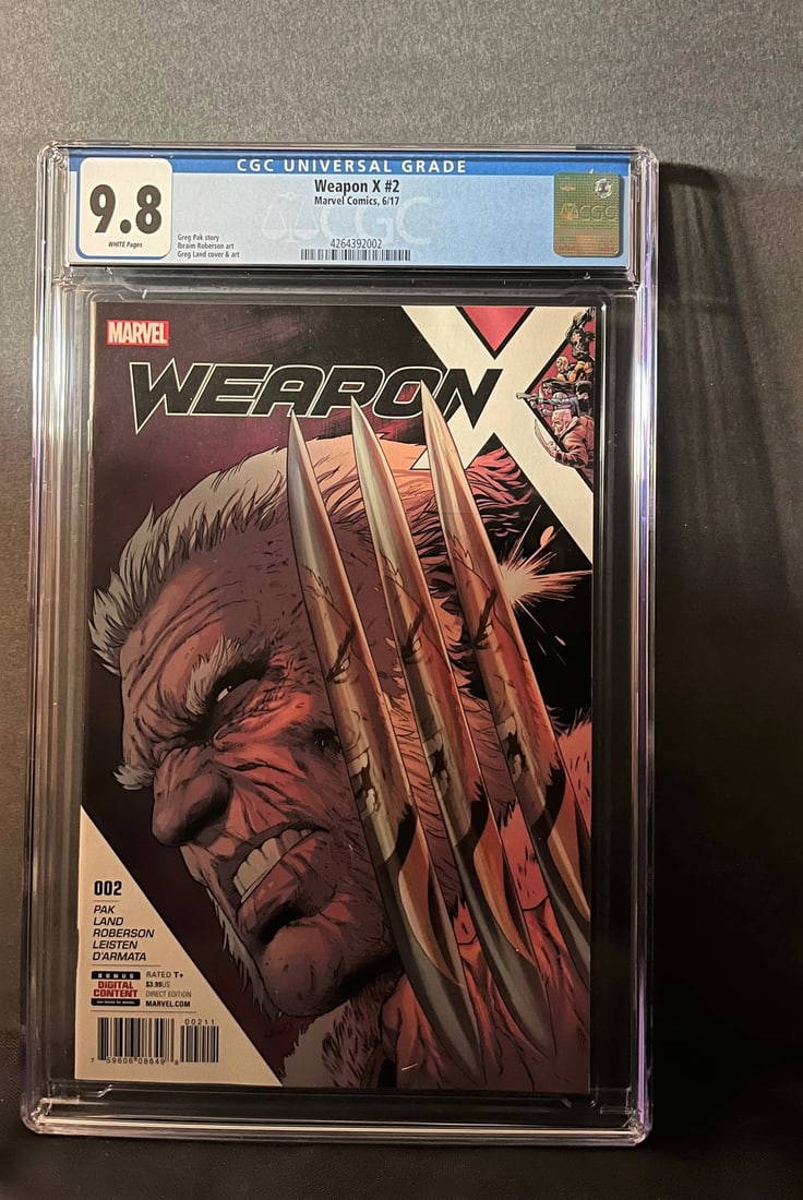 Weapon X 2cgc 9.8 Auction