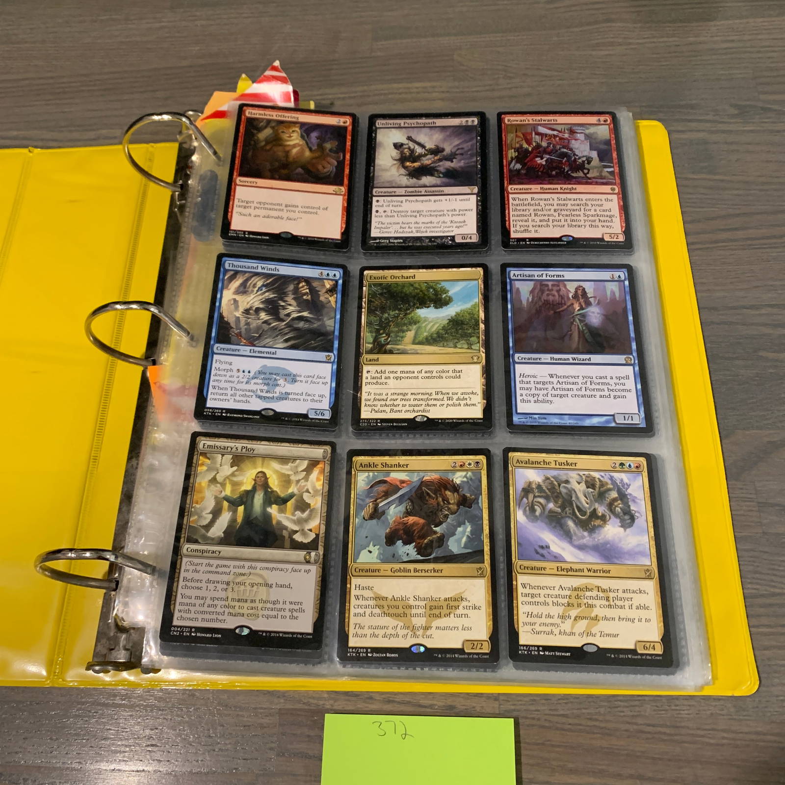 Magic The Gathering Card Binder Auction