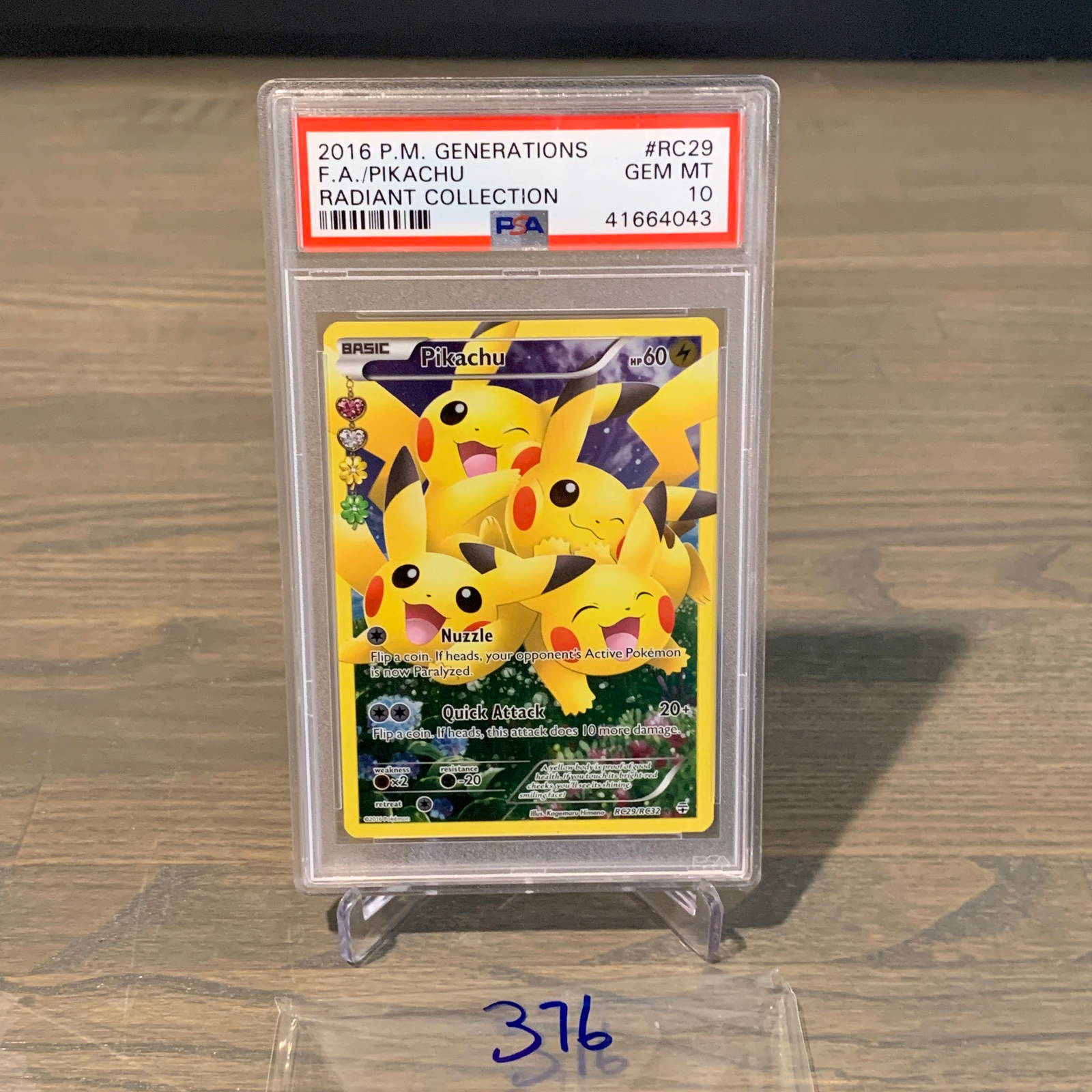 Psa 10 Pikachu Full Art Radiant Collection Auction