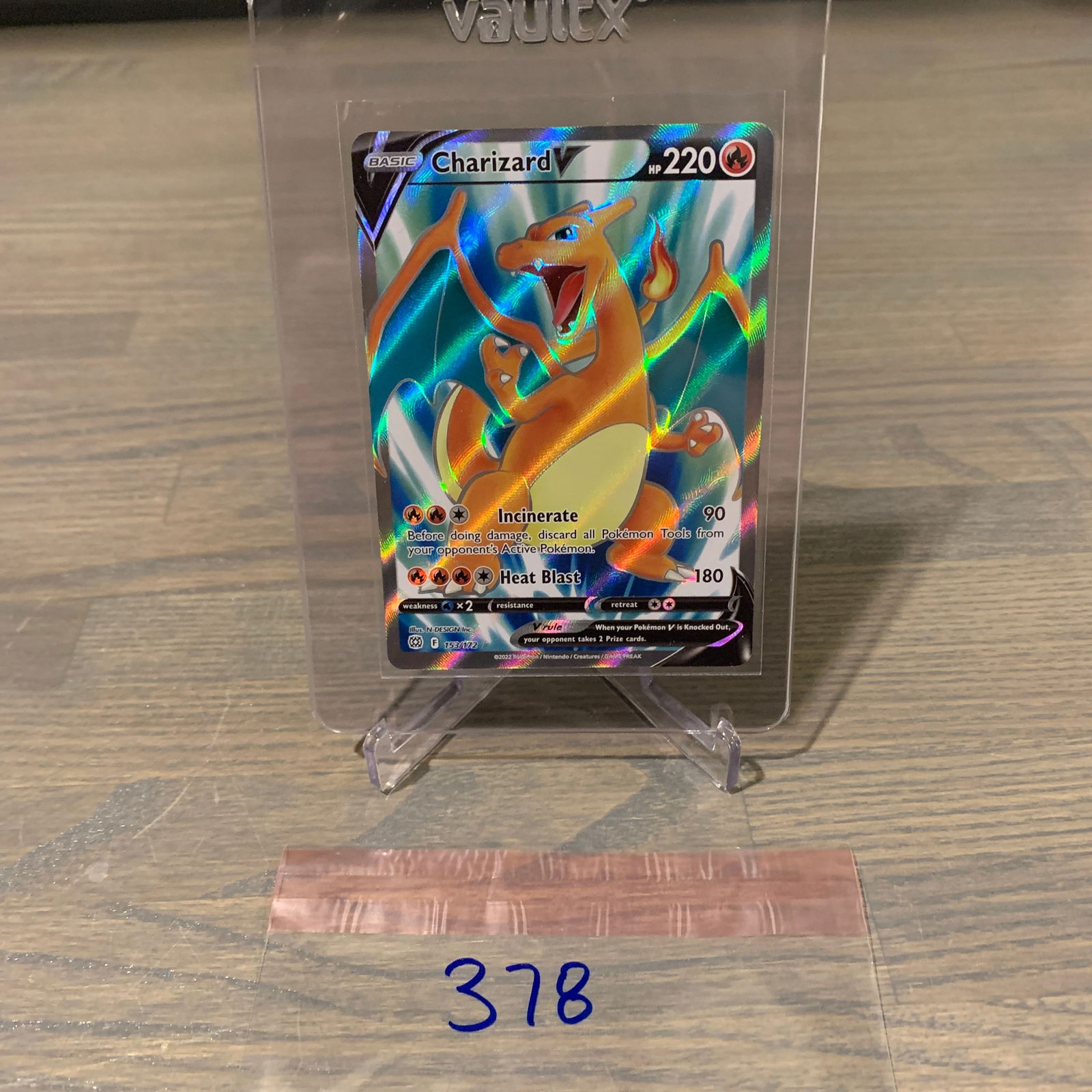 Charizard V Full Art Pokemon Card