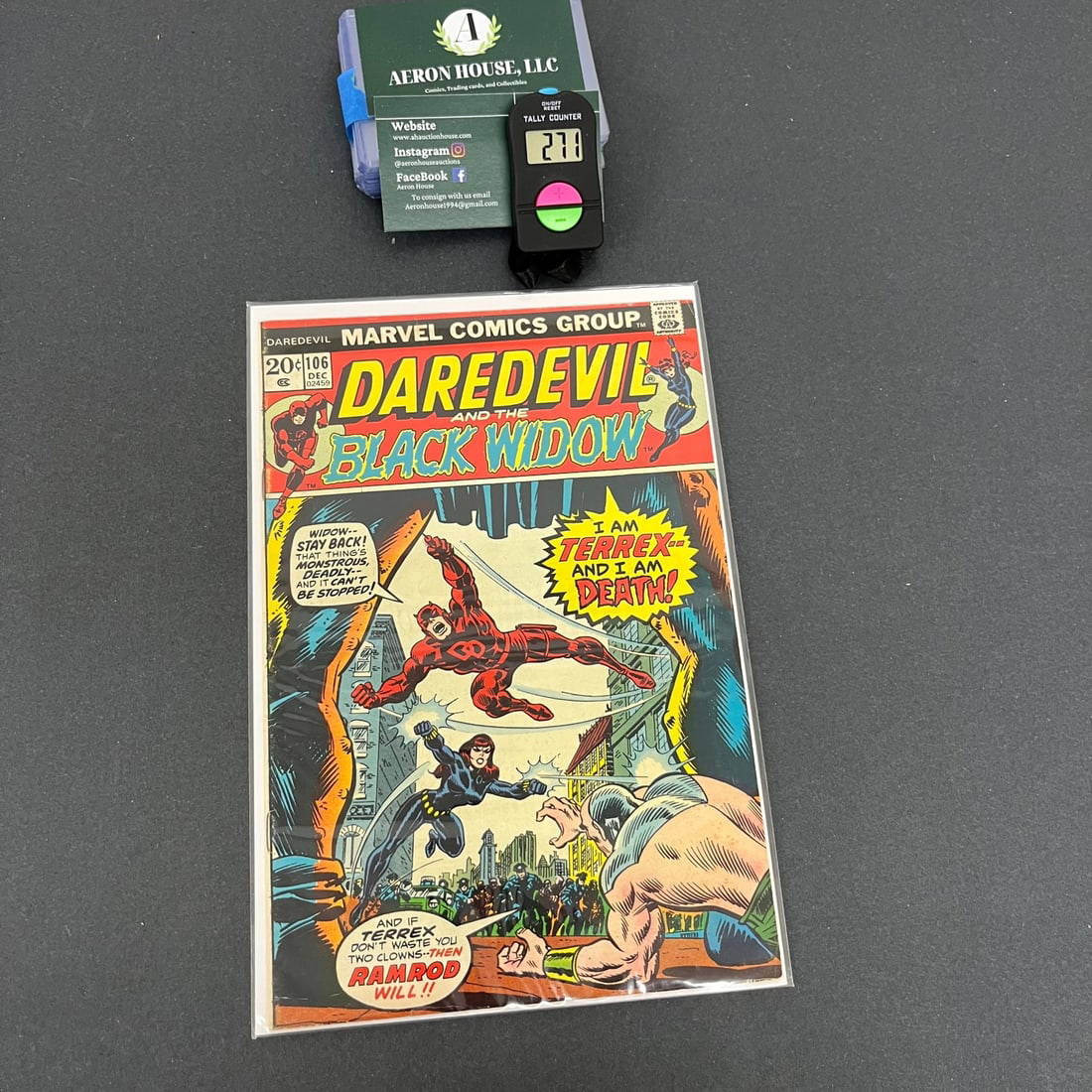 Daredevil 106 107, 108 Bronze Age Dd W/black Widow Auction
