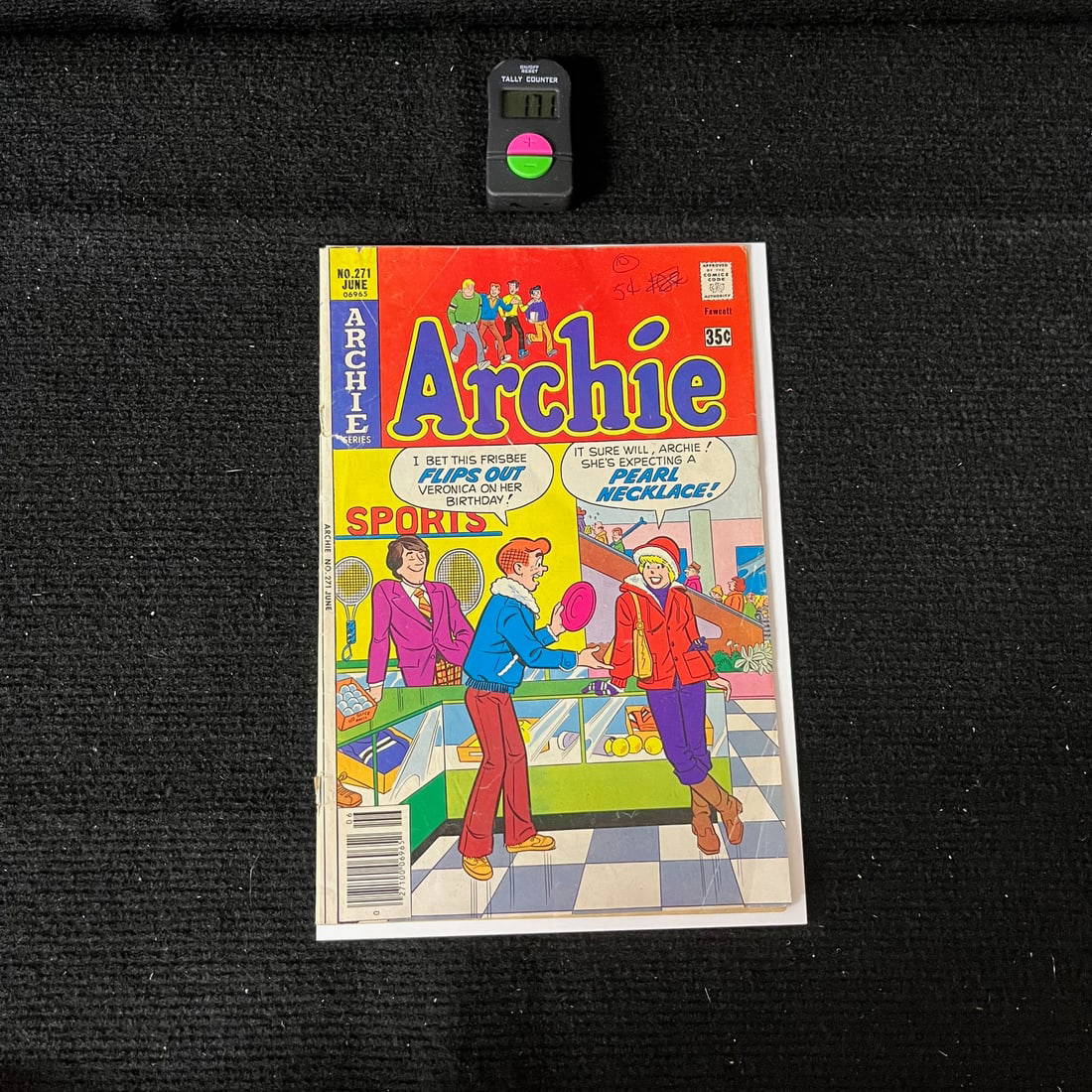 Archie 271 Pearl Necklace Innuendo Cover Auction