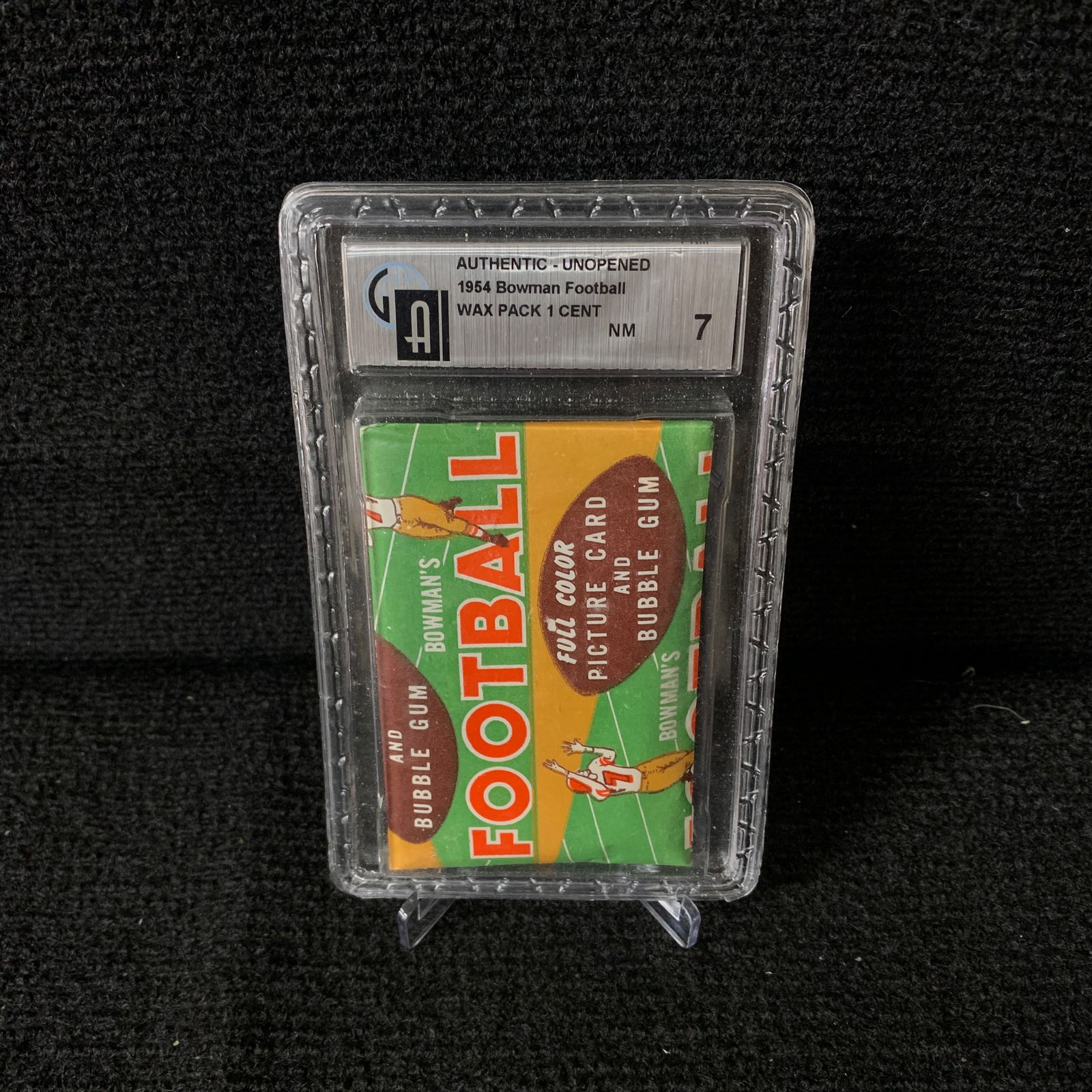Ga 7 1954 Bowman Football Wax Pack Auction