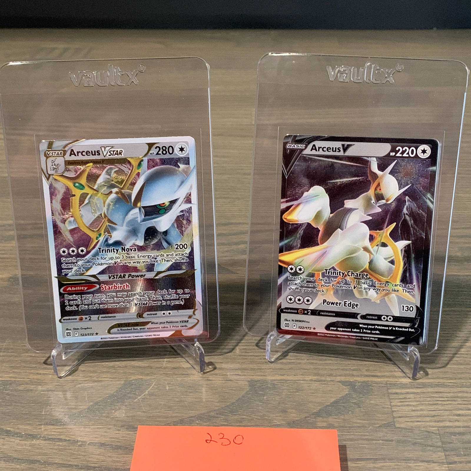 Metal Arceus V, Vstar Pokemon Cards Auction