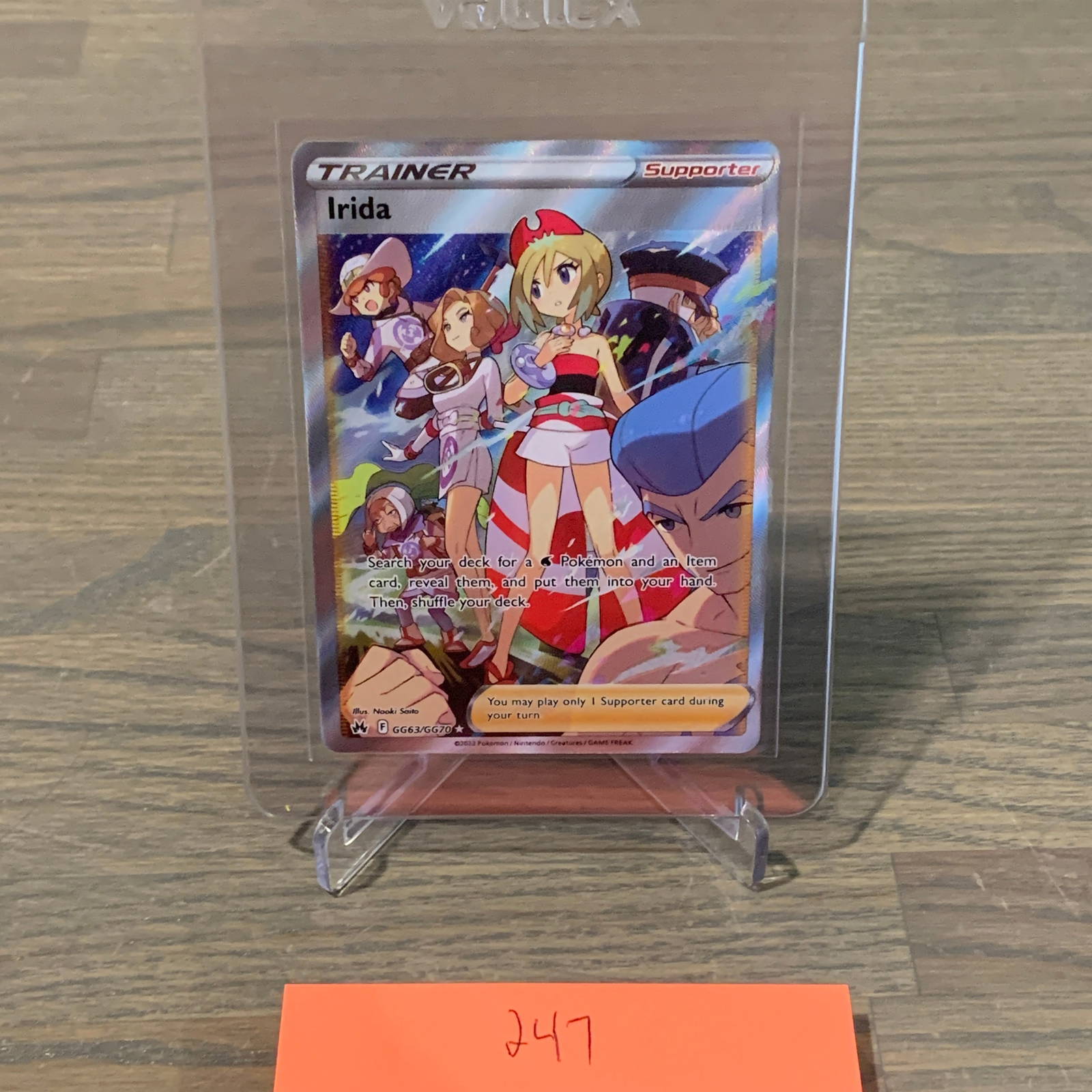 Irida Trainer Gallery Pokemon Card Auction