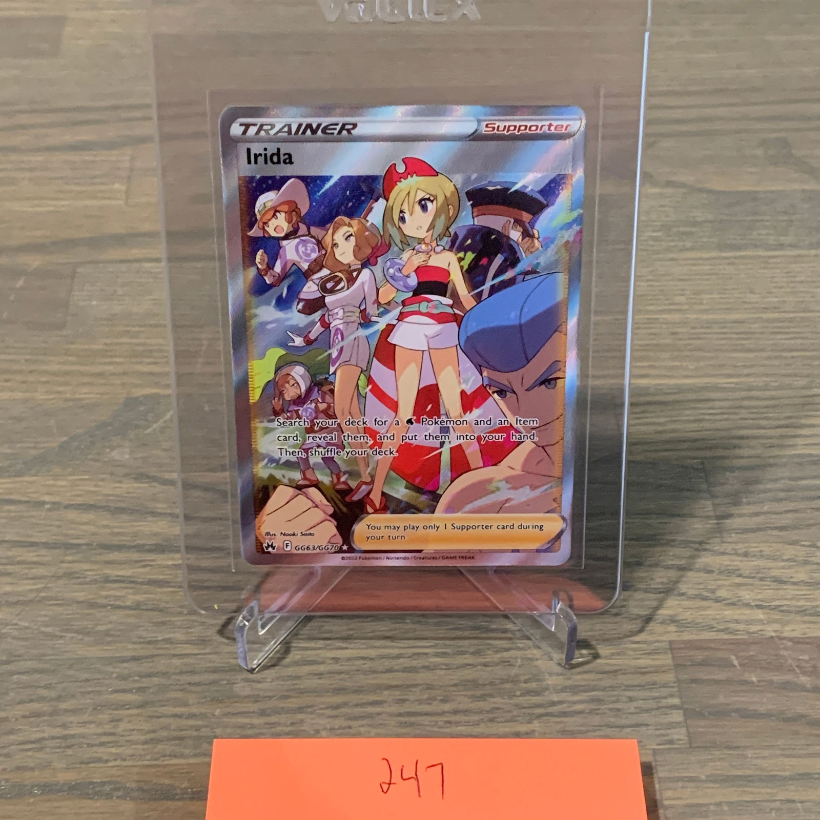 Irida Trainer Gallery Pokemon Card Auction