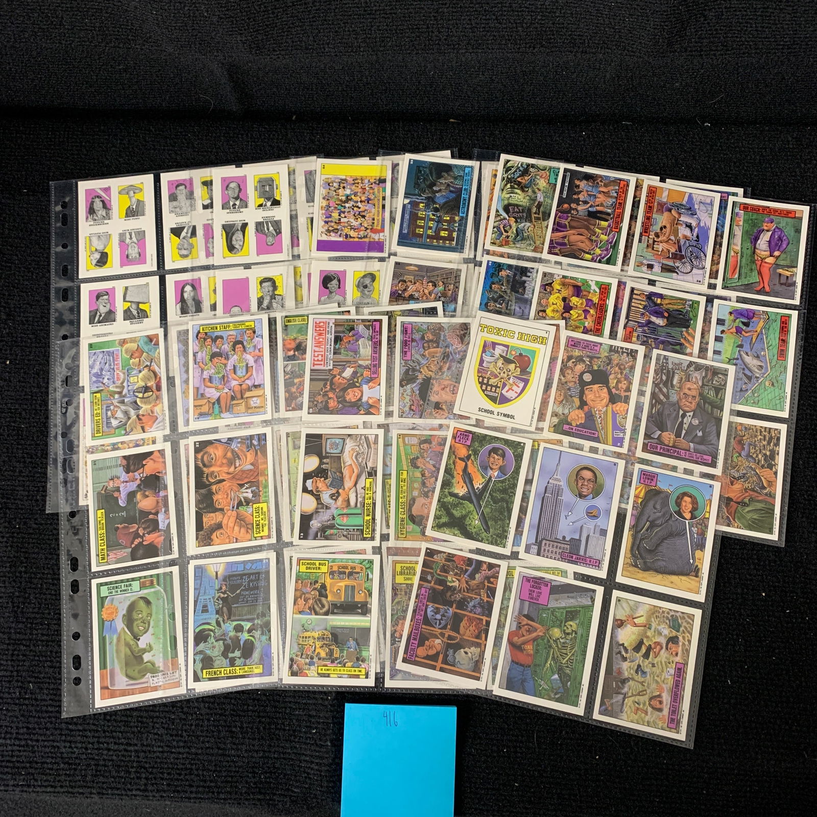 1991 Topps Toxic High School Card Set Auction