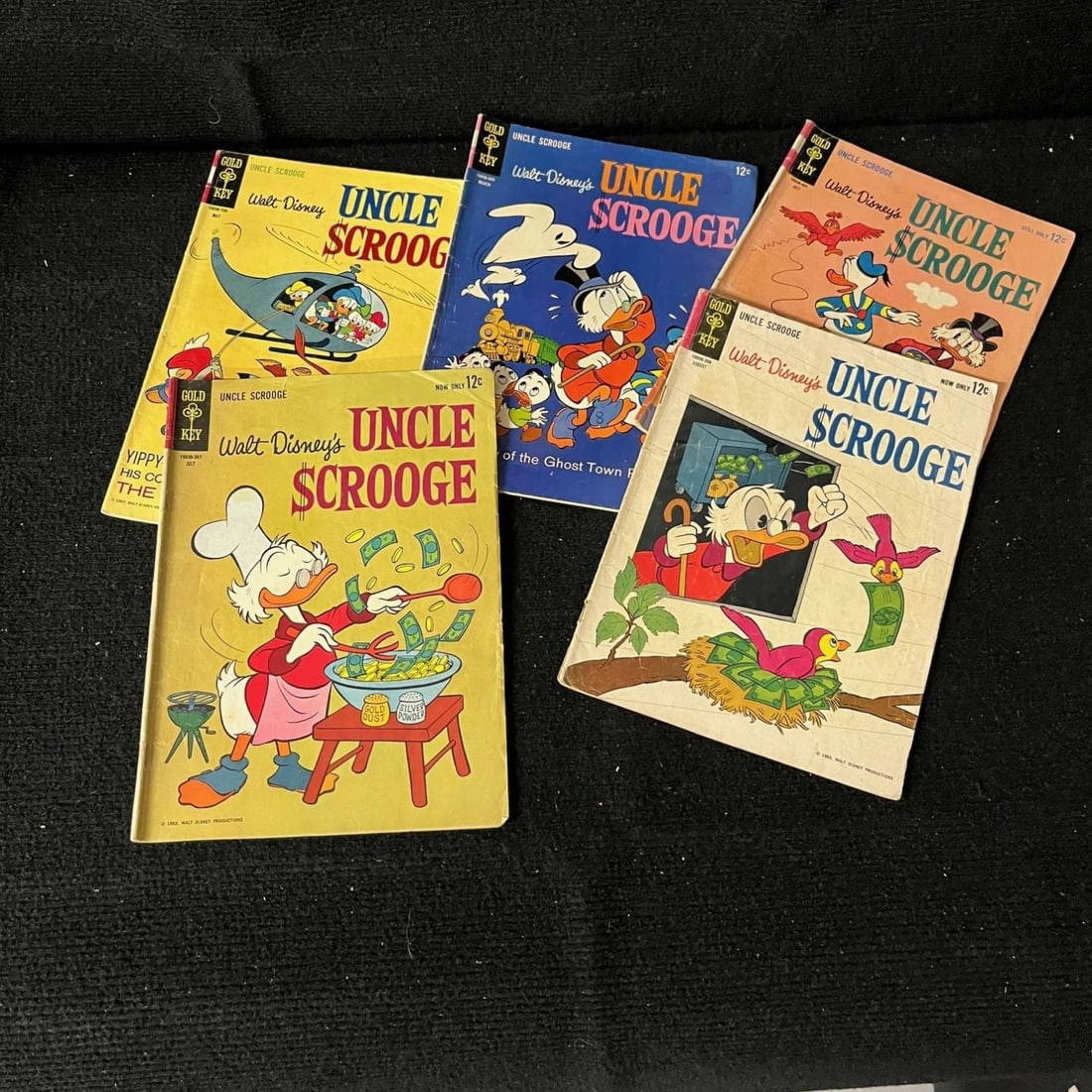 Uncle Scrooge Gold Key Comic Lot Auction