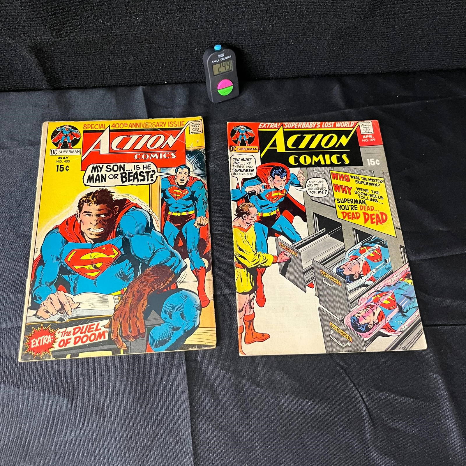Action Comics 399 & 400 Auction