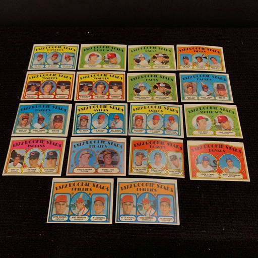 1972 Rookie Stars Topps Baseball Cards