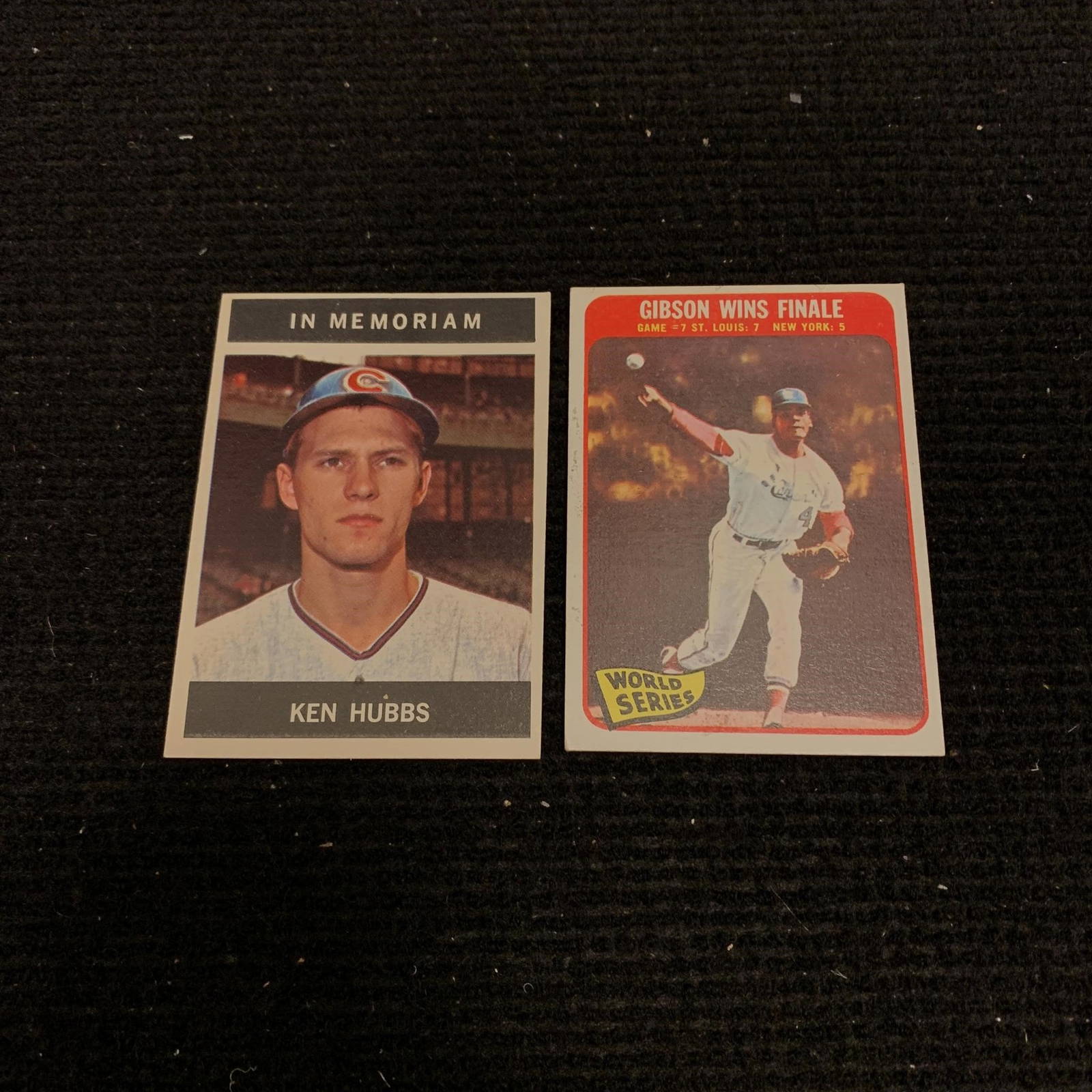 1964 Ken Hubbs, 1965 Ws Cards Auction