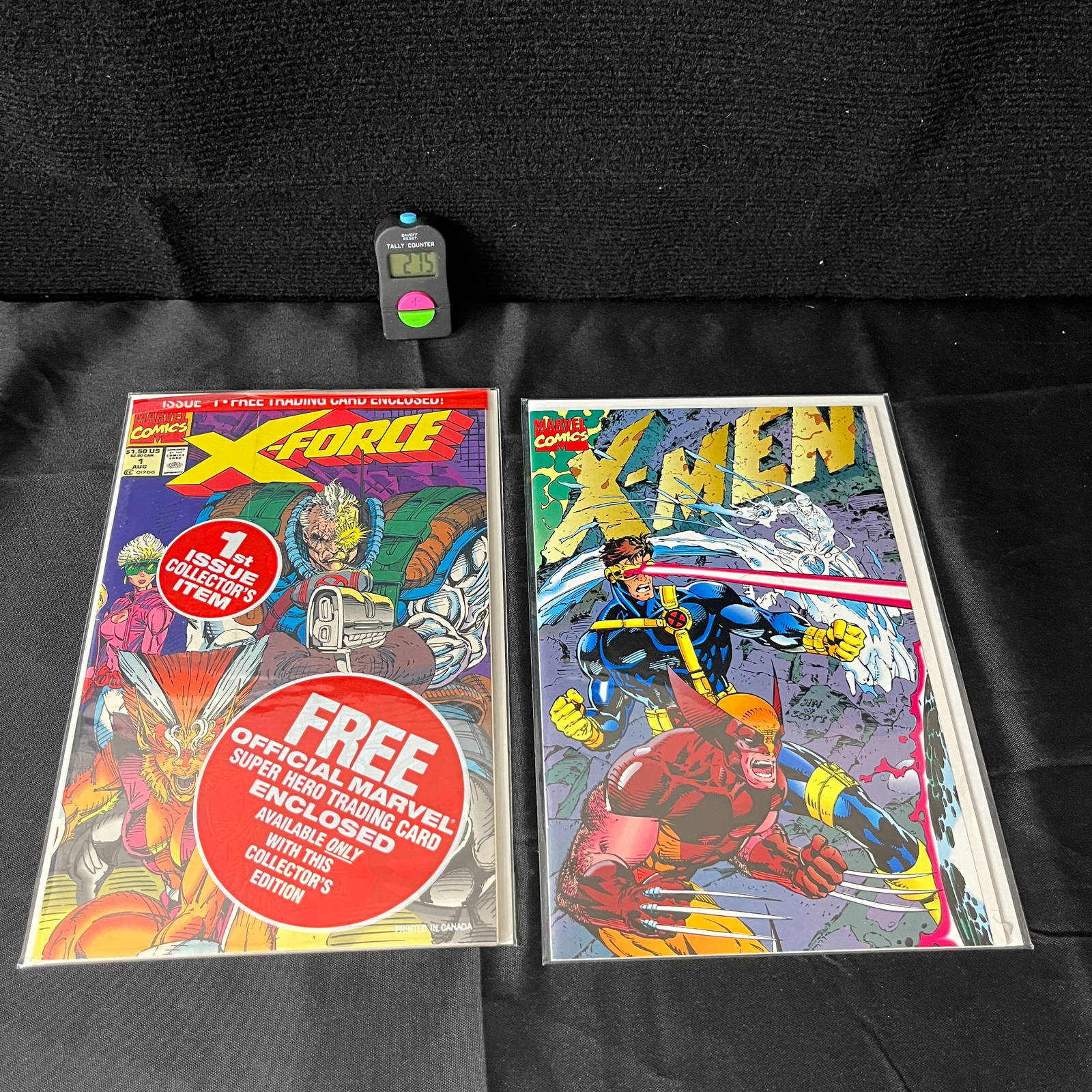 X-men 1 Se & X-force 1 W/cable Card Auction