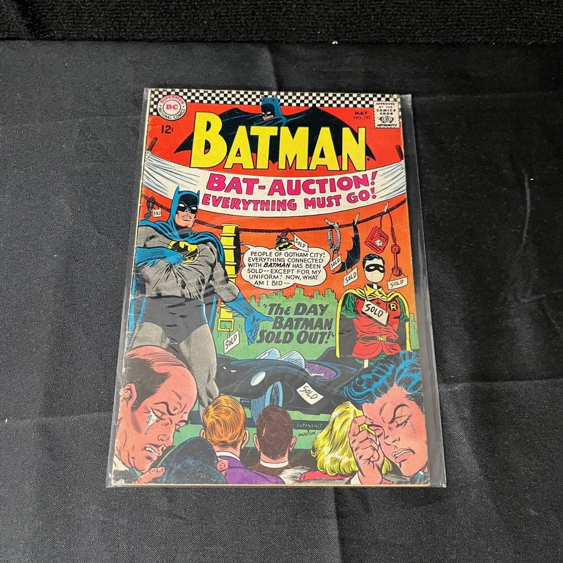 Batman 191 Dc Silver Age Comic Auction