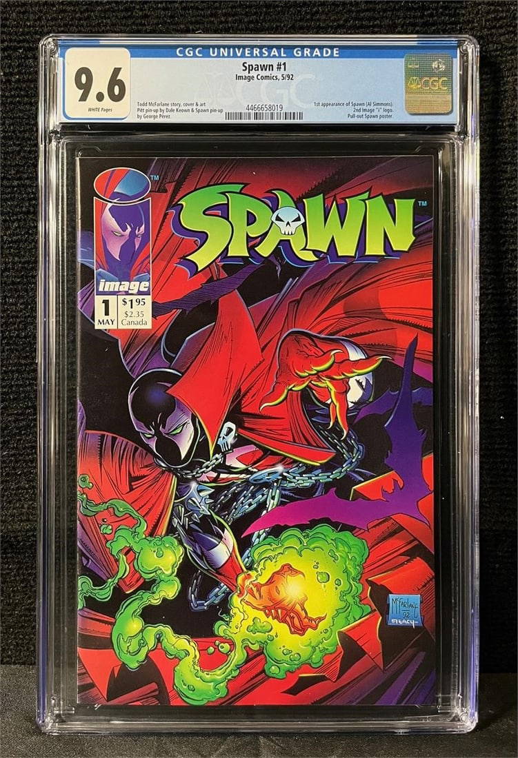 Spawn 1 Cgc 9.6 1st App Spawn Comic Key Auction