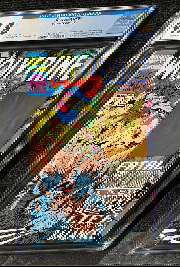 Wolverine 75 Cgc 9.8 Key Comic Auction