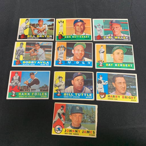 1960 Topps Baseball Cards, Bill Tuttle