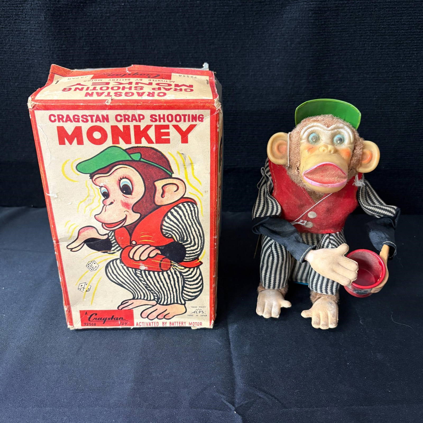 1960s Cragstan Crap Shooting Monkey In Box Auction
