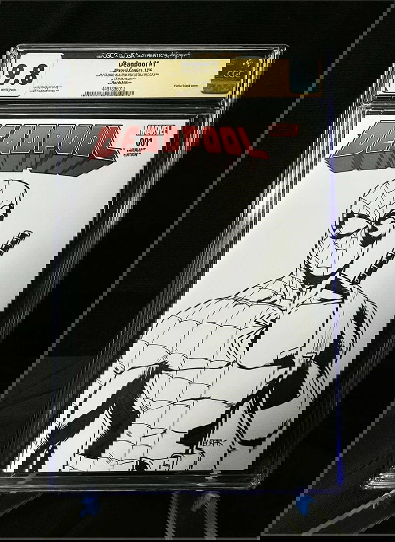 Matt Horak Signed & Full Sketch Deadpool 1 Comic Auction