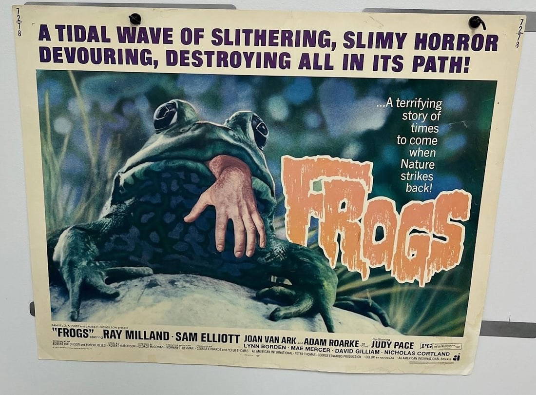 Frogs Original Horror Movie Poster Auction