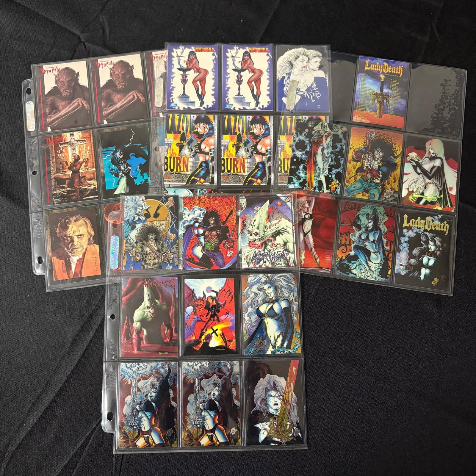 Horror Trading Card Lot, Lady Death Auction