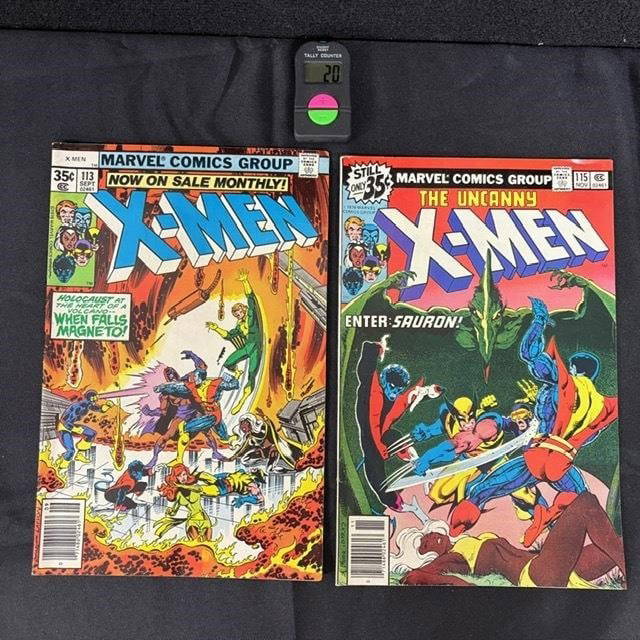 X-men 113-115 Marvel Bronze Age Comics Auction