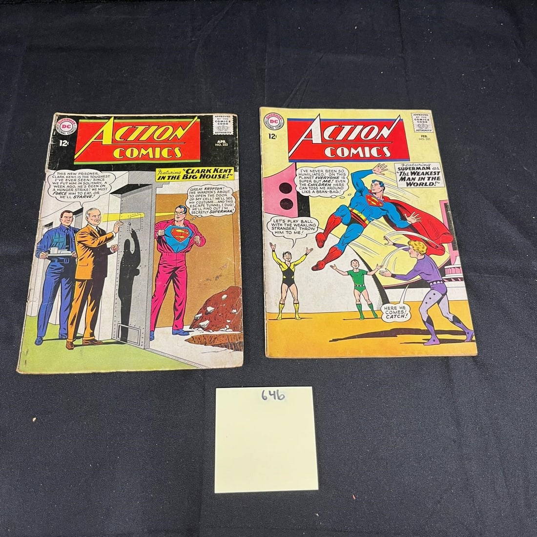 Action Comics 12 Cent Silver Age Comics Auction