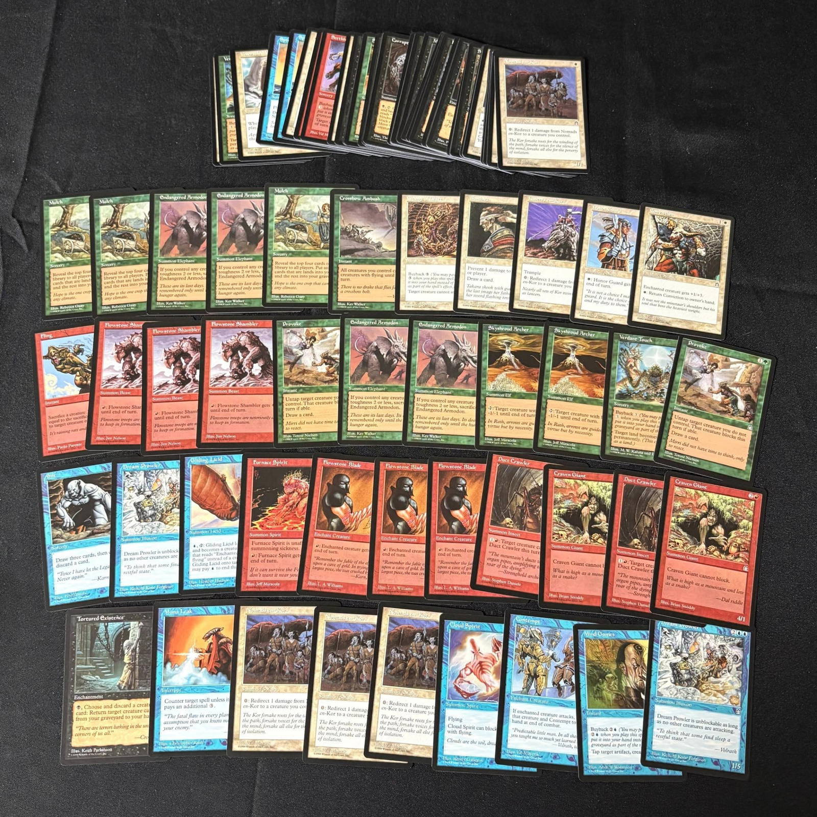 Lot Of Vintage Stronghold Mtg Cards Auction