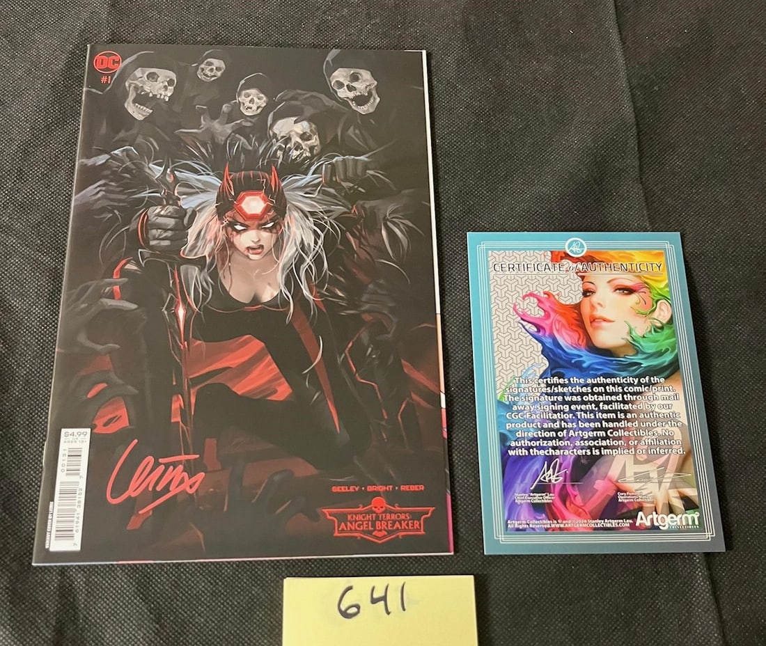 Leirix Li. Signed Knight Terrors Variant Cover - Jun 17, 2025 | Aeron ...