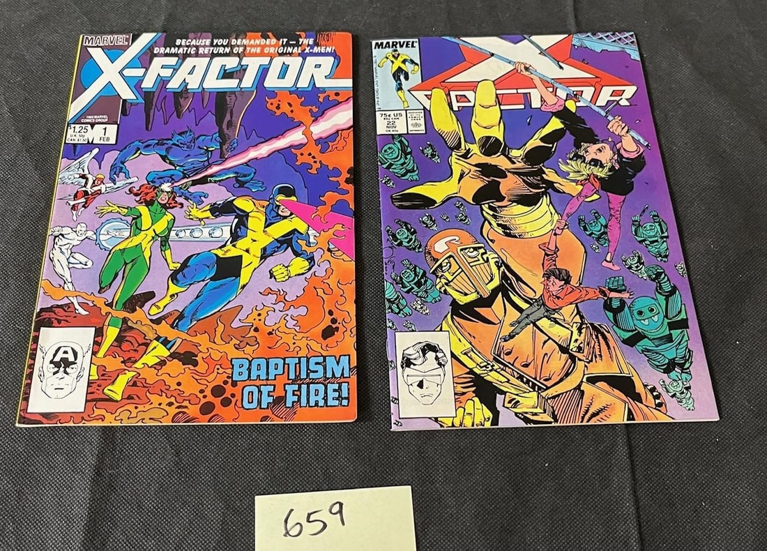 X-factor 1 & 22 Marvel 1st Series Comics - Jun 17, 2025 | Aeron House In Md