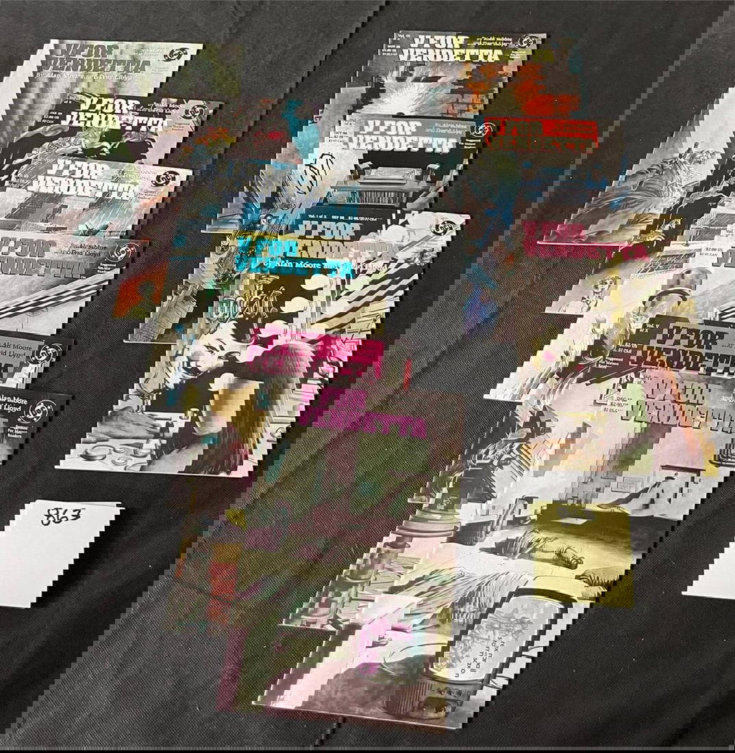 V For Vendetta Dc Comic Books Auction