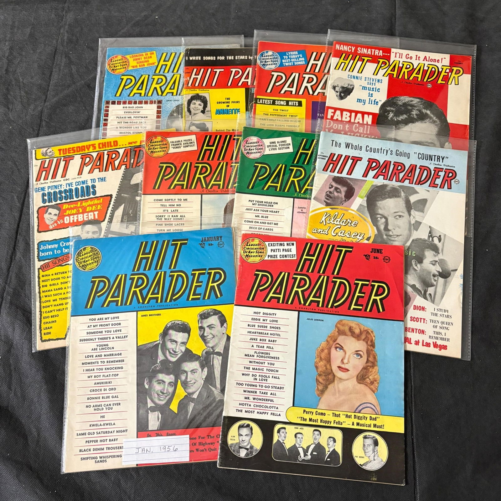 Hit Parade Magazines 1950's & 60's - Jul 19, 2025 | Aeron House In Md