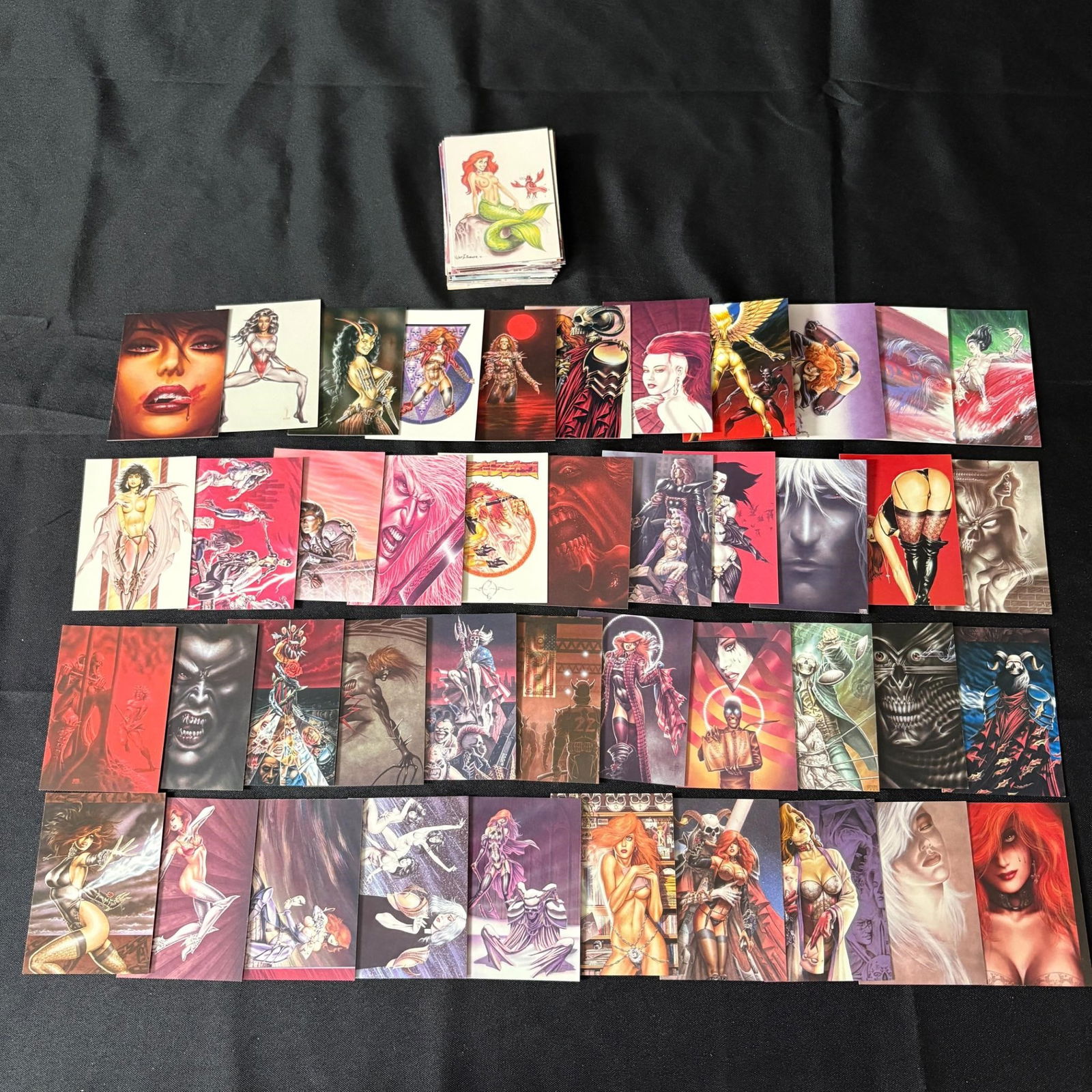 1995 Joseph Michael Linsner Dawn Cards Auction