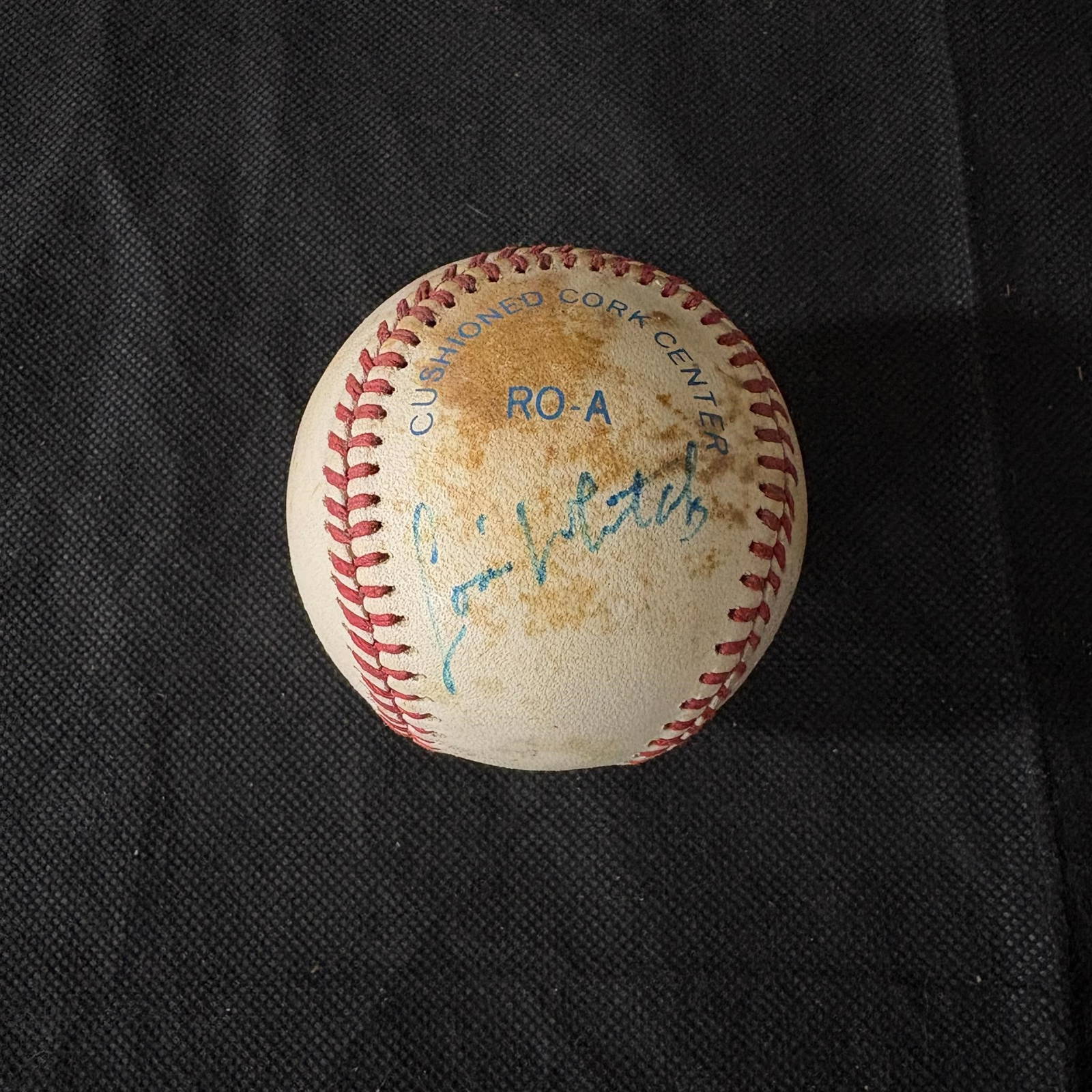 Lou Whitaker Signed Baseball Auction