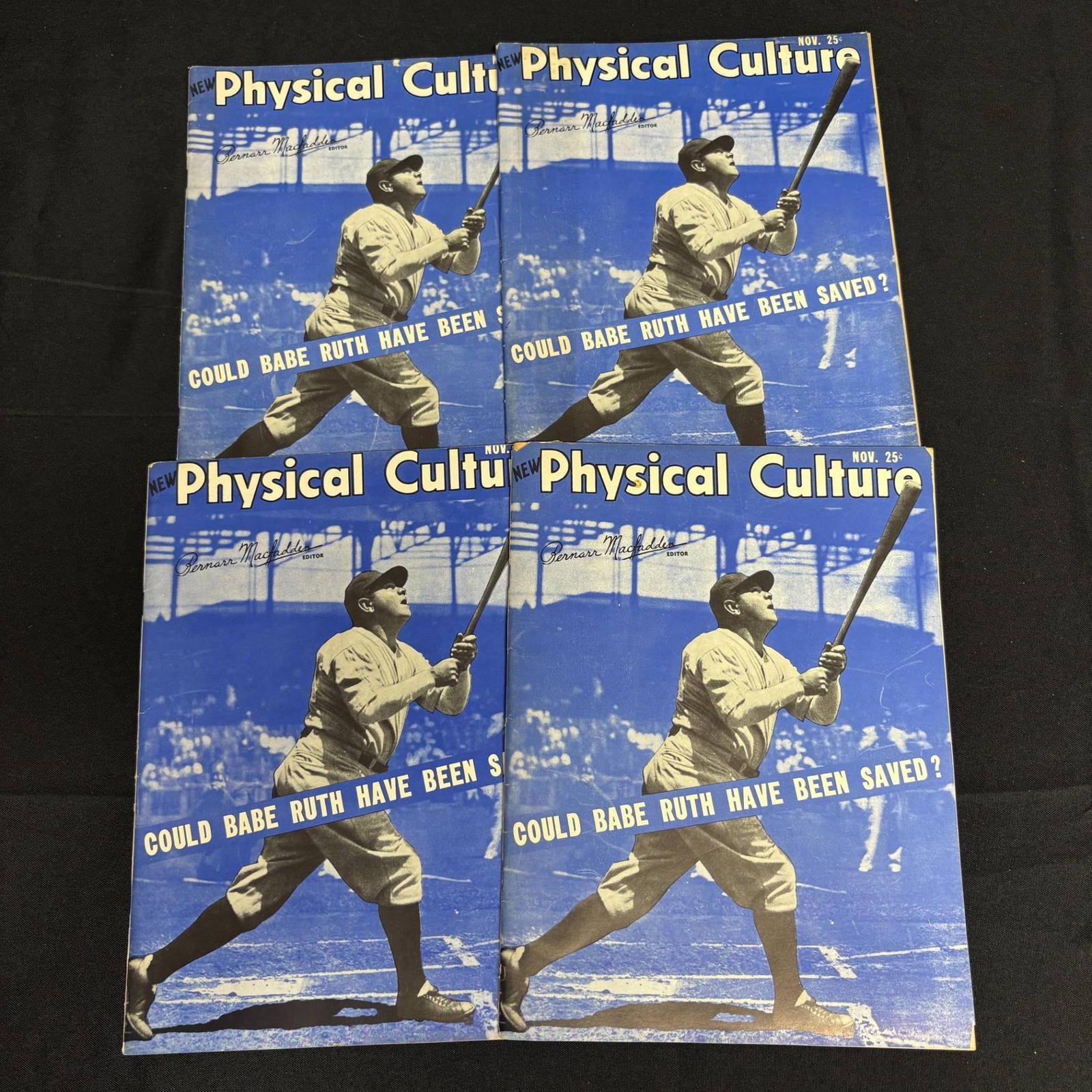 1948 Issue Of Physical Culture, Babe Ruth Cover Auction