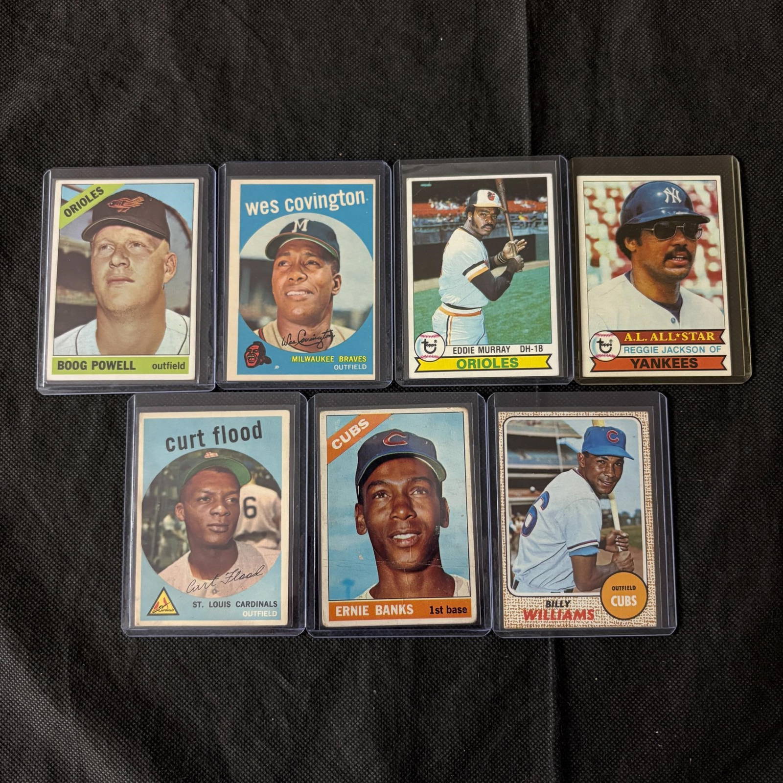 50s, 60s, 70s Baseball Cards, Ernie Banks Auction