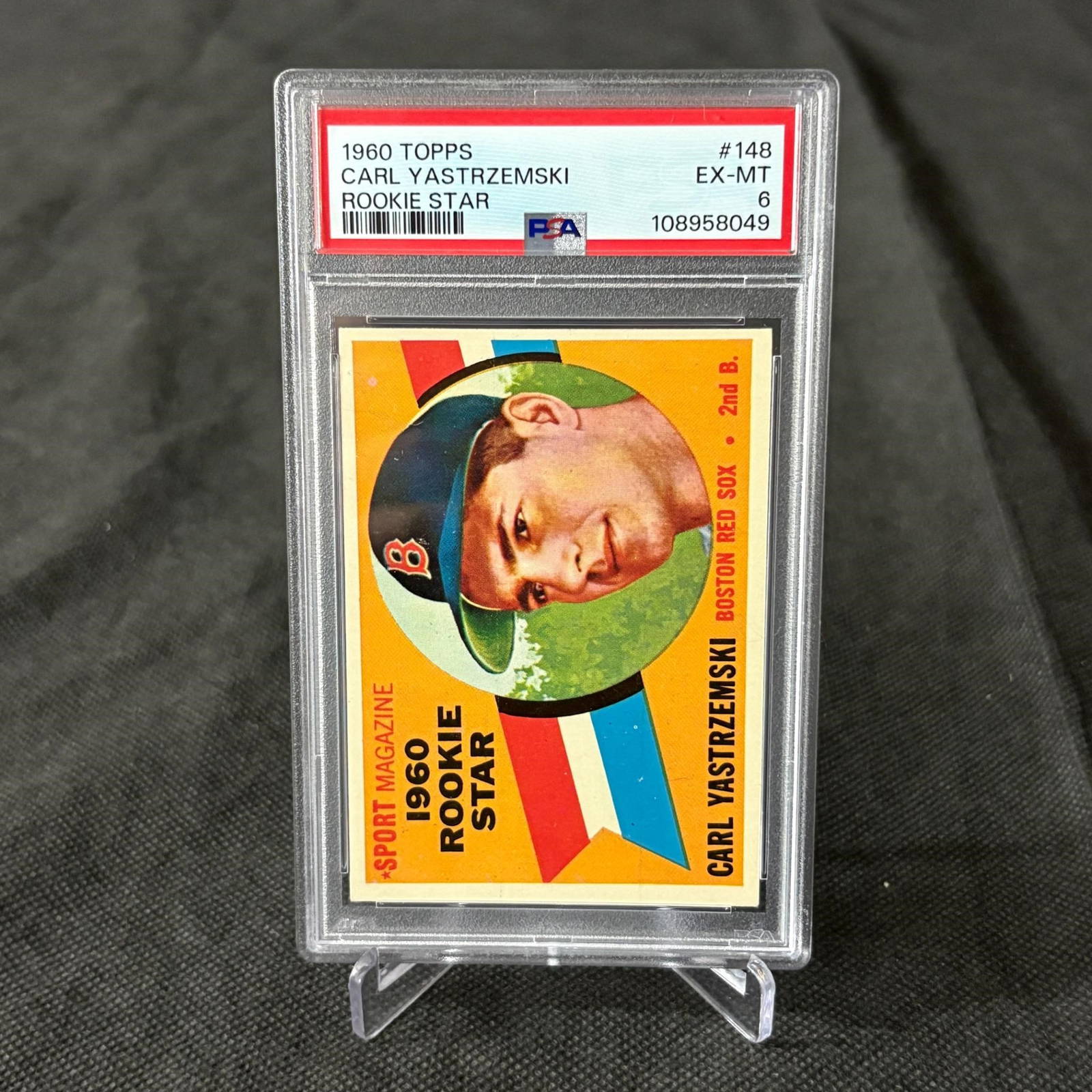 Psa 6 Carl Yastrzemski Rookie Star 1960 Topps Auction