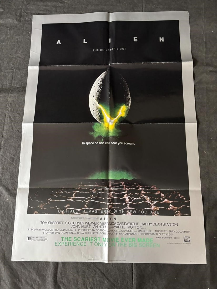Alien Directors Cut Original Movie Poster - Jul 19, 2025 | Aeron House ...