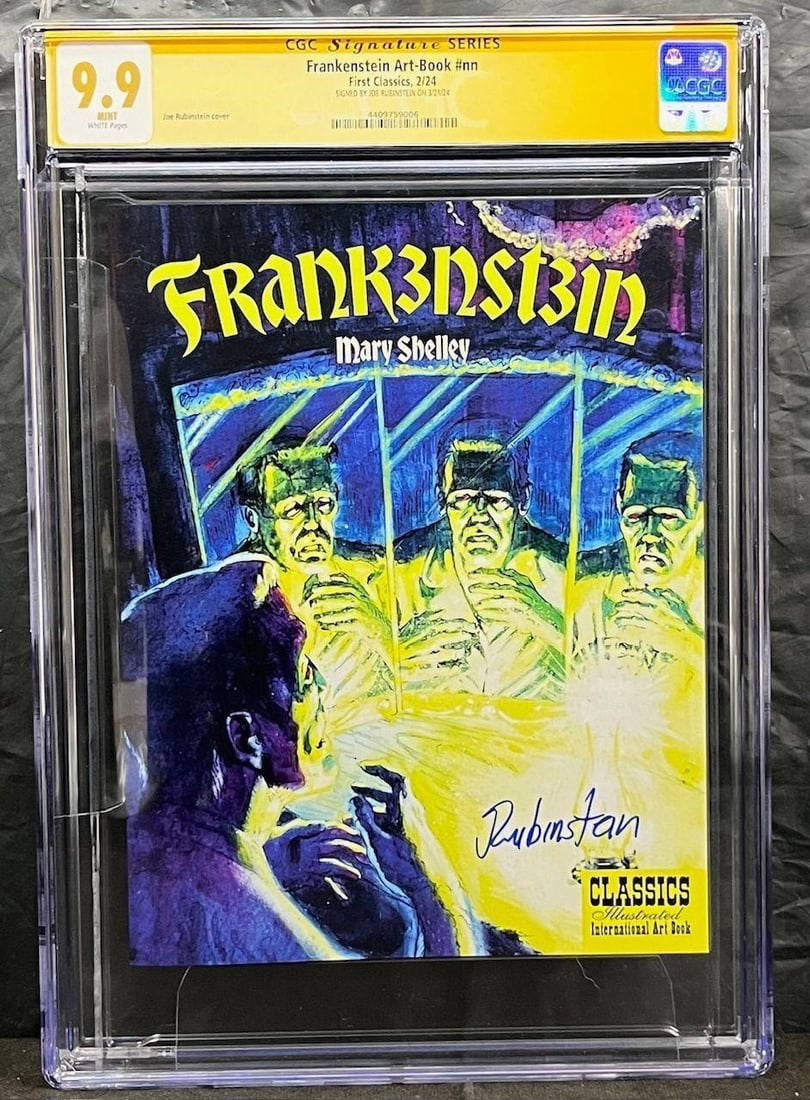 Joe Rubenstein Signed Frankenstein Cgc Ss 9.9 Auction