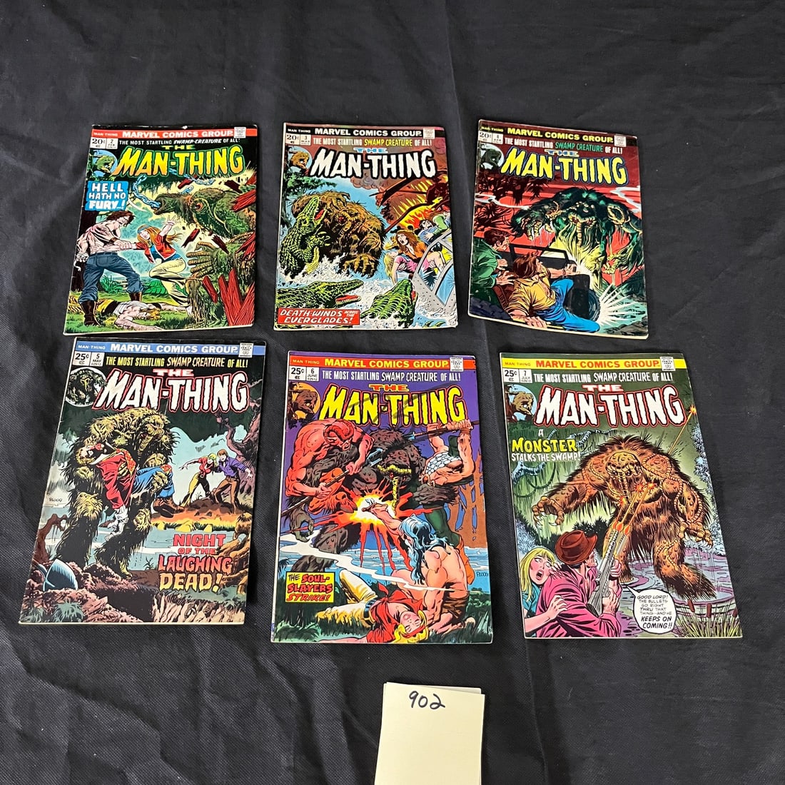 Man Thing 2-7 Marvel Bronze Age Horror 1st Series Auction