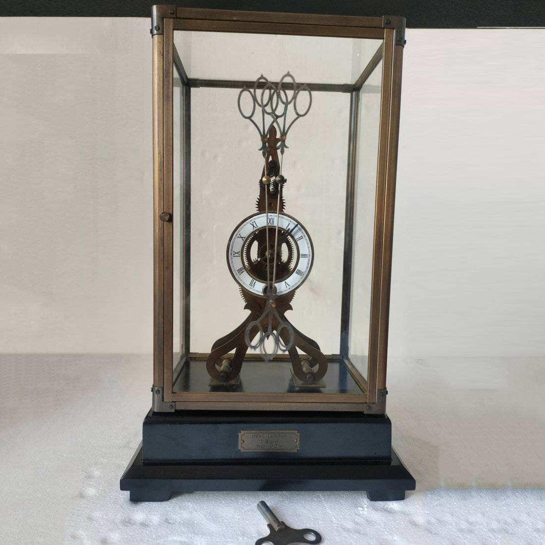 Pure Copper Desk Clock Auction