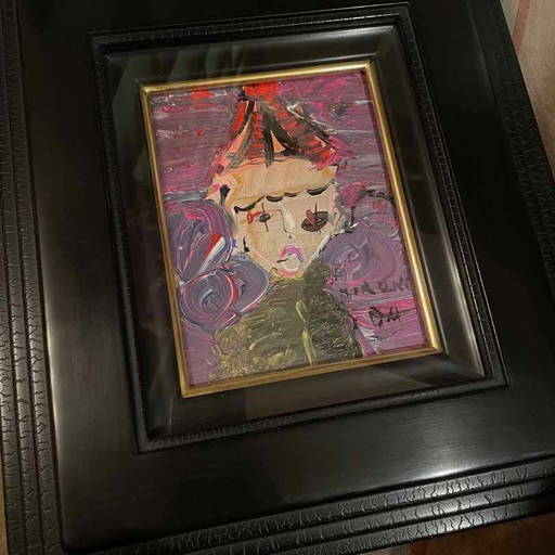 Painting Hiroki Oda Hiroki Oda Clown Oil On Canvas