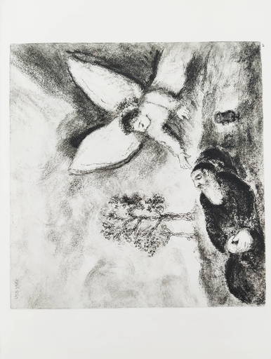 Marc Chagall Elijah Is Carried To Heaven In A Chariot Of Fire In Sight ...